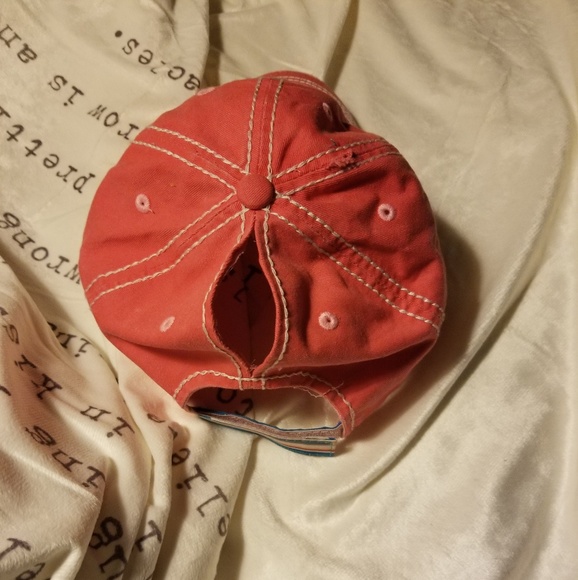 Accessories | Tethered Cap With Cross | Poshmark